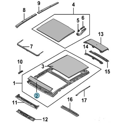 Kia Sunroof Diagrams